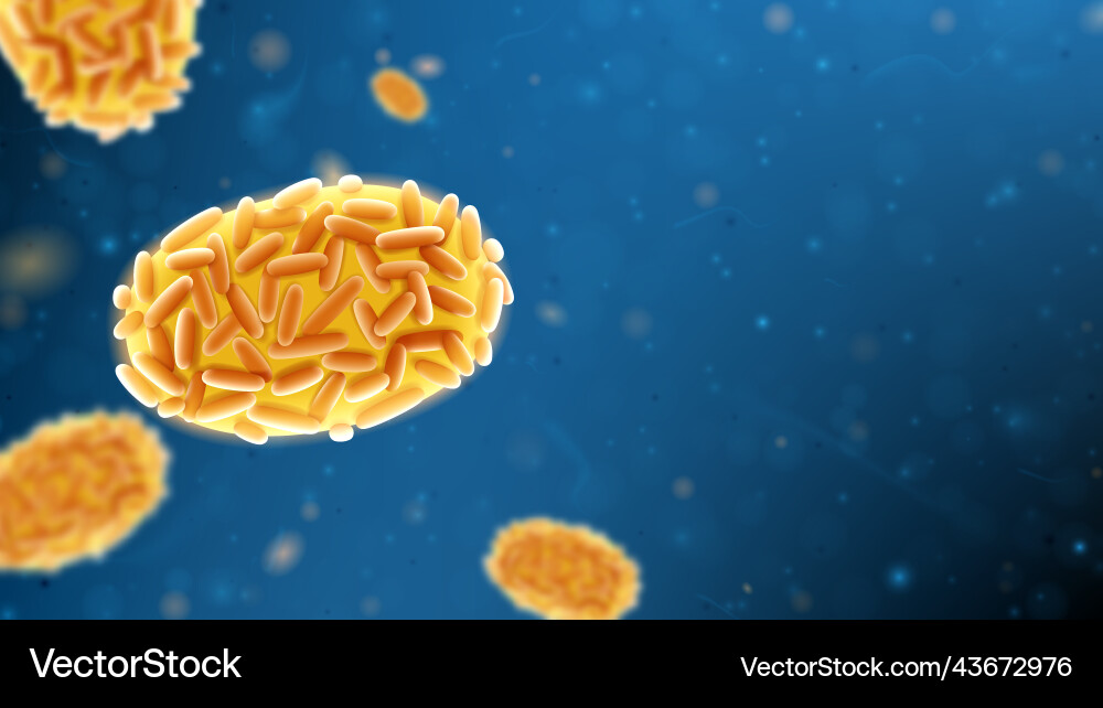 3d with monkeypox virus Royalty Free Vector Image