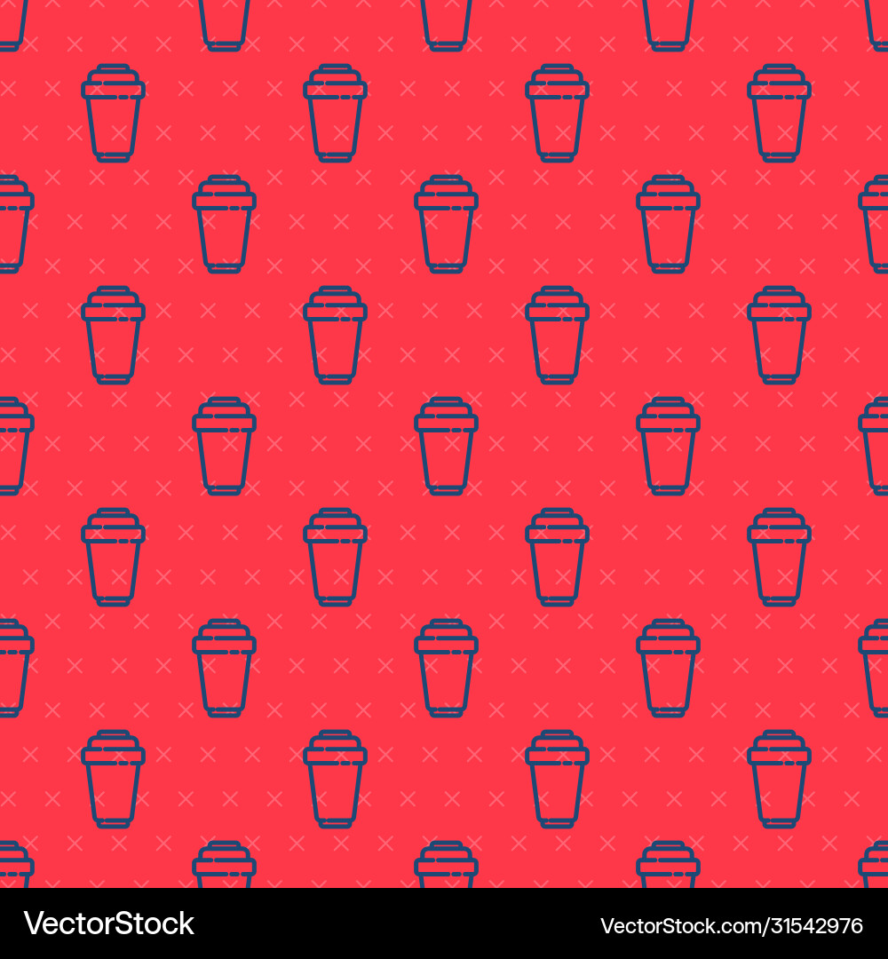 Blue line water filter cartridge icon isolated Vector Image