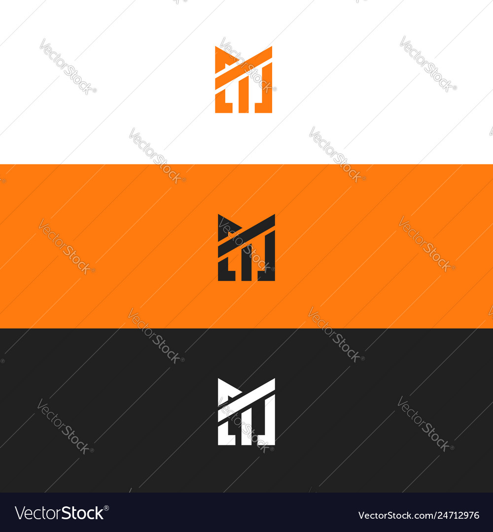 Mt logo Royalty Free Vector Image - VectorStock