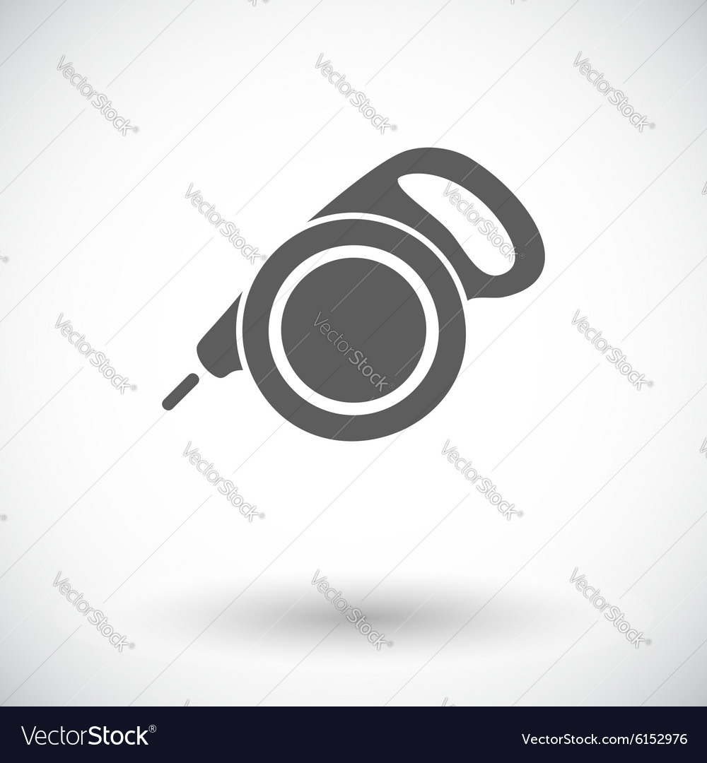 Retractable lead Royalty Free Vector Image - VectorStock