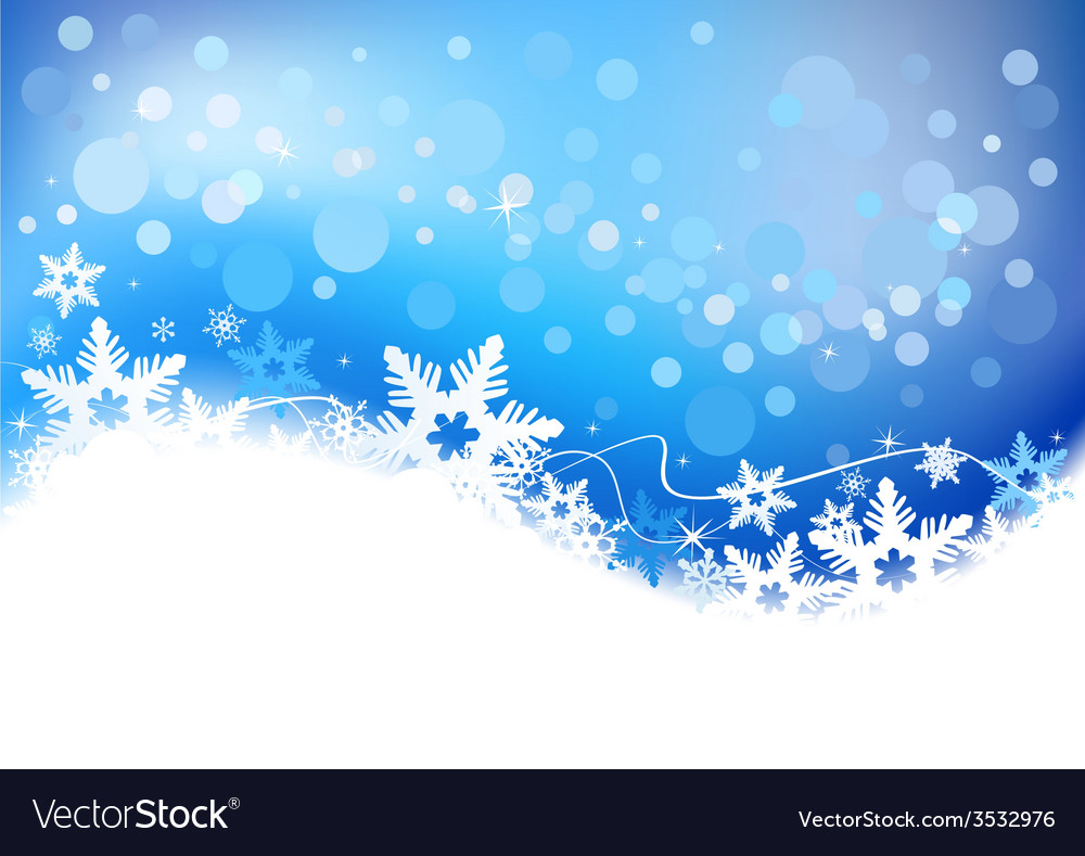 Winter background Royalty Free Vector Image - VectorStock