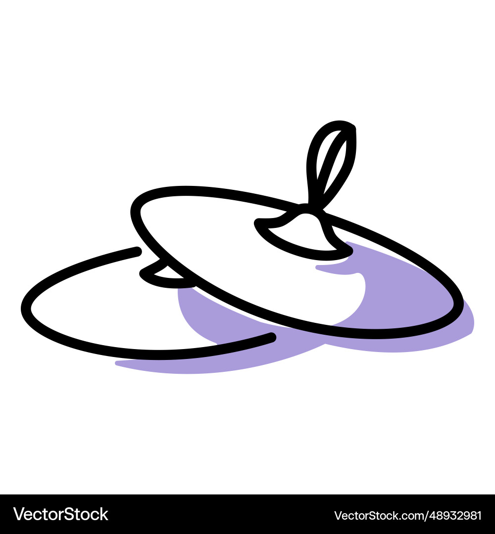 Music cymbals instrument icon Royalty Free Vector Image