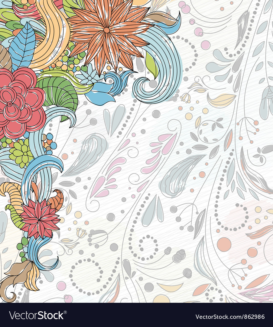 Doodles background Royalty Free Vector Image - VectorStock