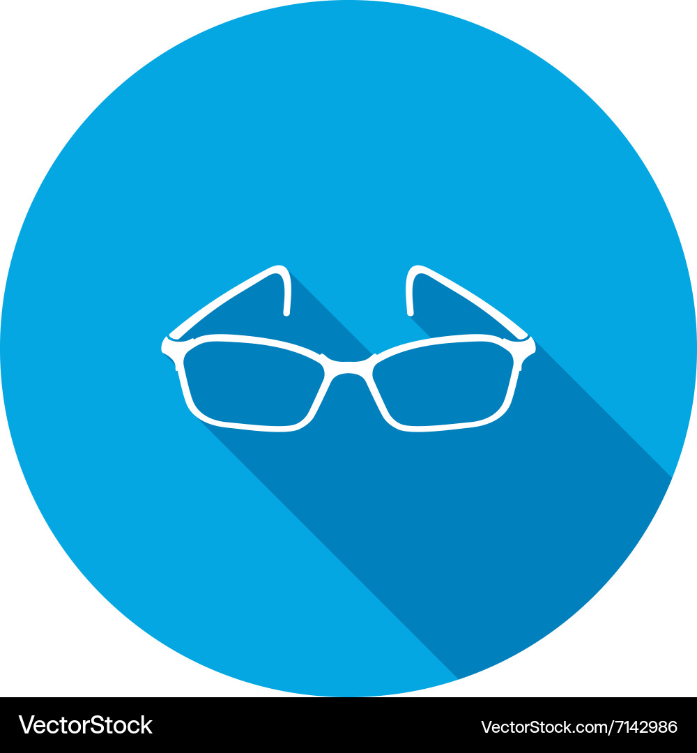 Eye glasses optical glass appliance for vision Vector Image