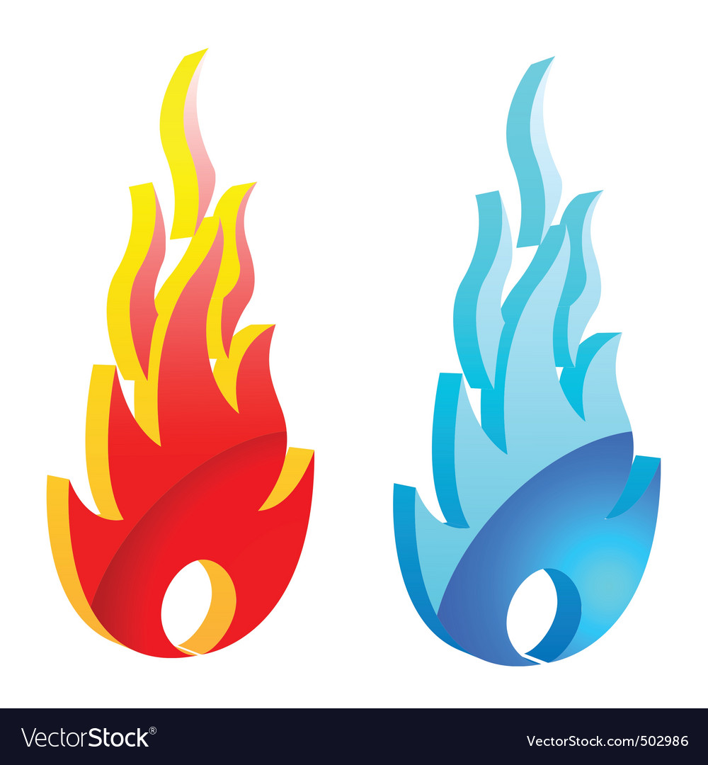 Flame Royalty Free Vector Image - VectorStock