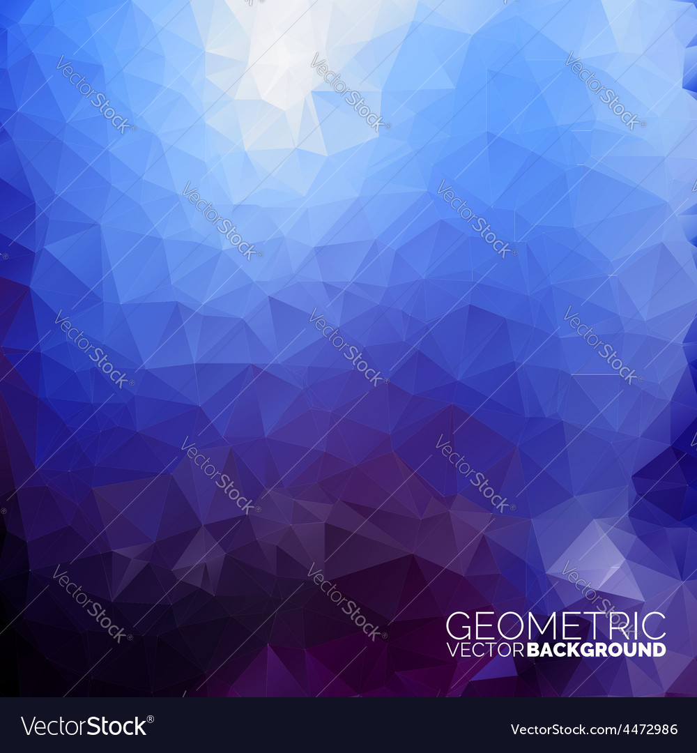 Geometric triangles background Royalty Free Vector Image