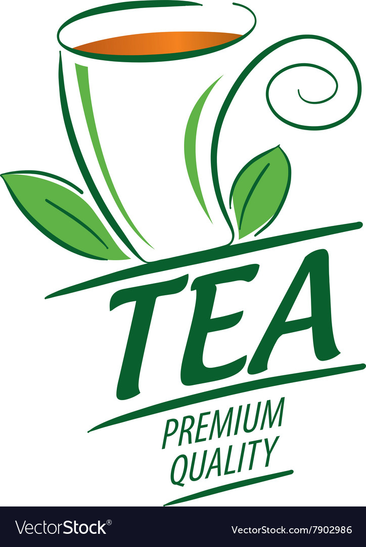 Logo tea Royalty Free Vector Image - VectorStock