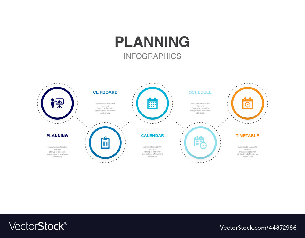 Planning clipboard calendar schedule timetable Vector Image Planning clipboard calendar schedule timetable Vector Image