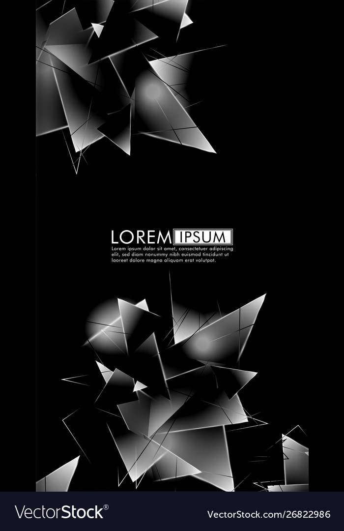 Vertical triangle background abstract composition Vector Image