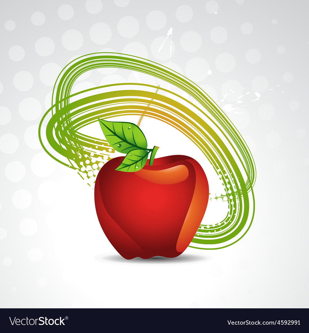 Apple background Royalty Free Vector Image - VectorStock