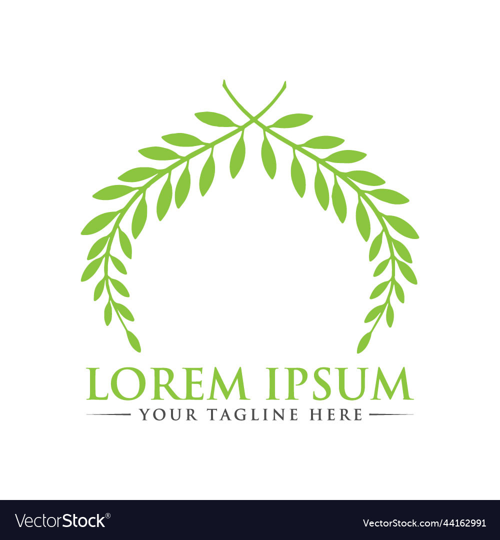 Creative leaf logo design Royalty Free Vector Image