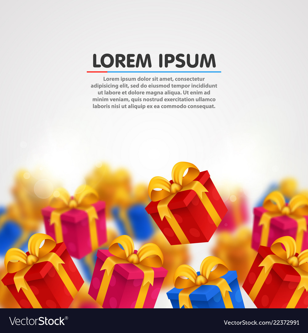 Explosion presents light background Royalty Free Vector