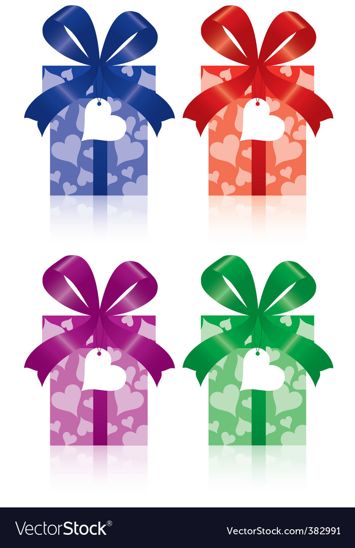 Gift boxes Royalty Free Vector Image - VectorStock