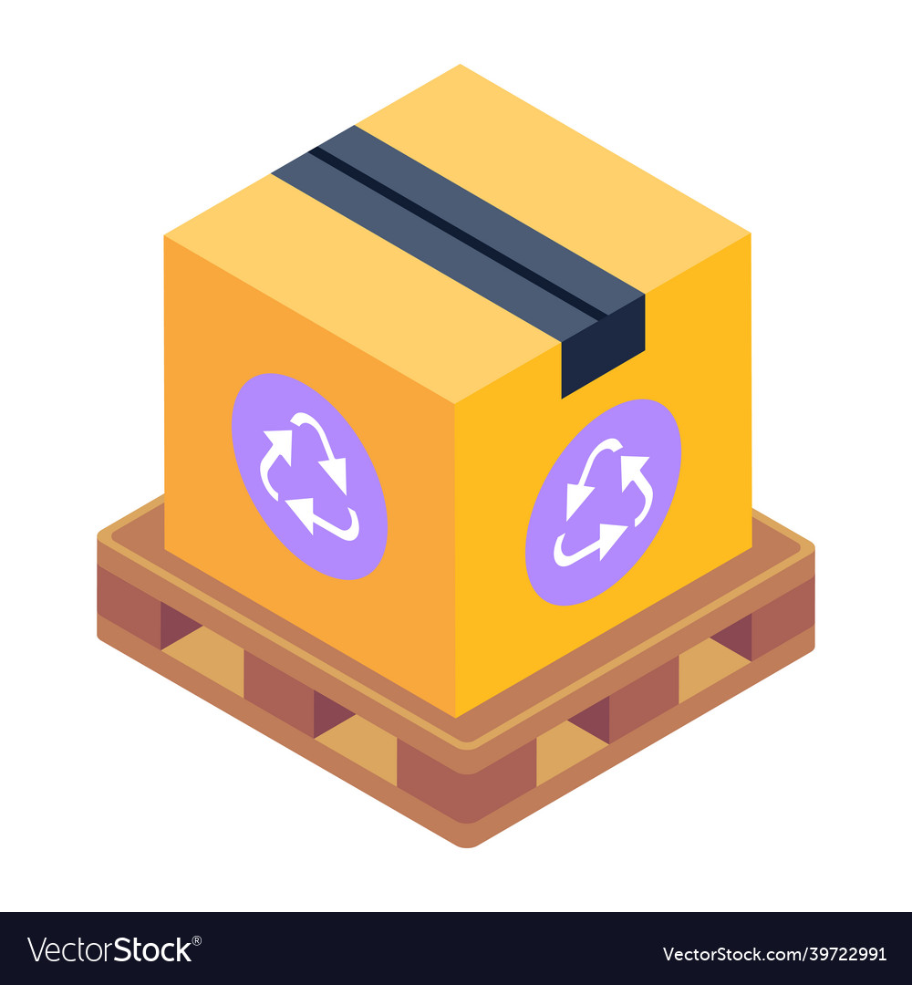 Recycle package Royalty Free Vector Image - VectorStock