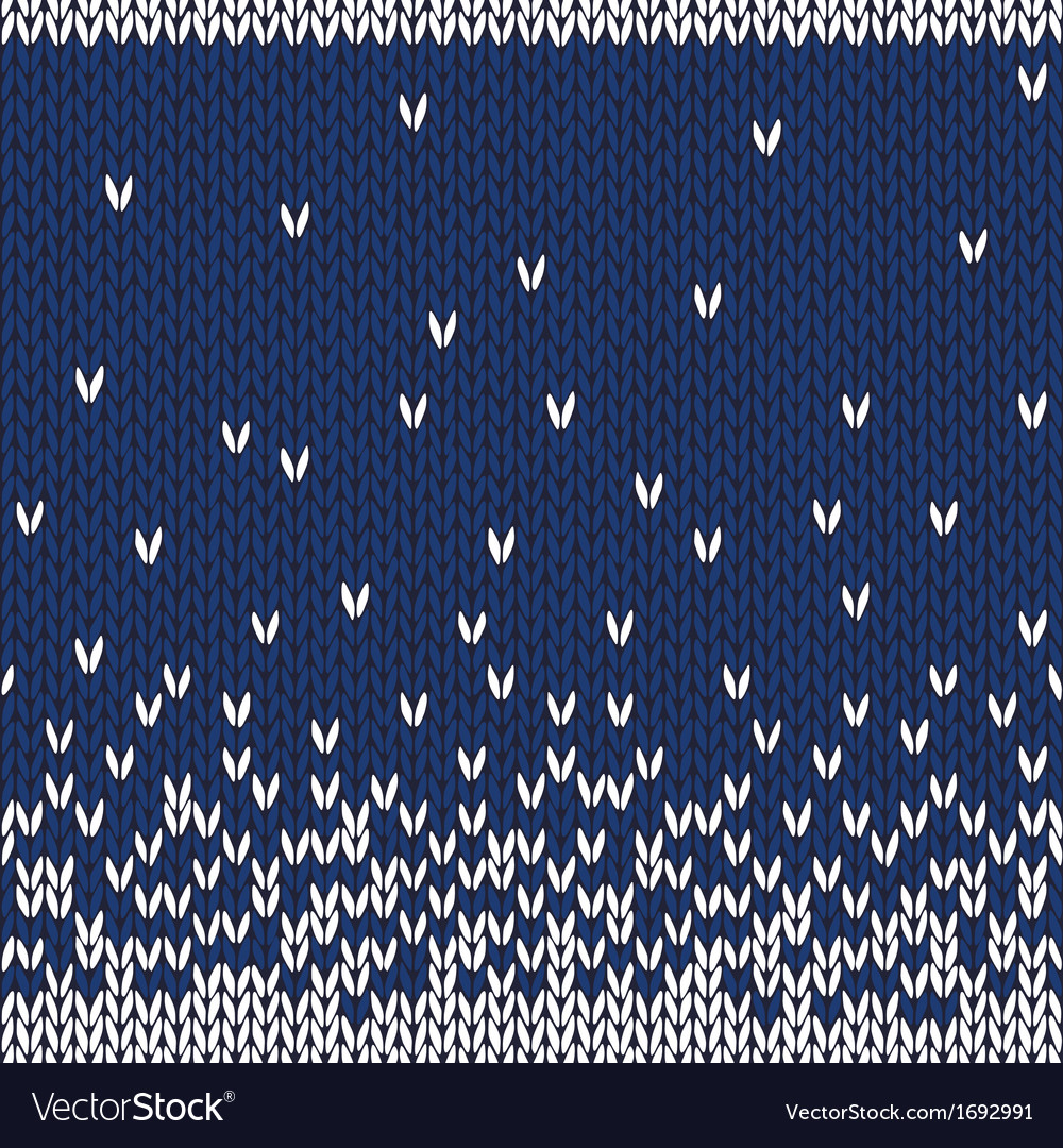 Seamless knitted pattern Royalty Free Vector Image