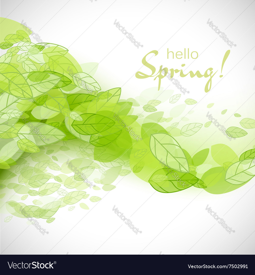 Spring abstract background Royalty Free Vector Image