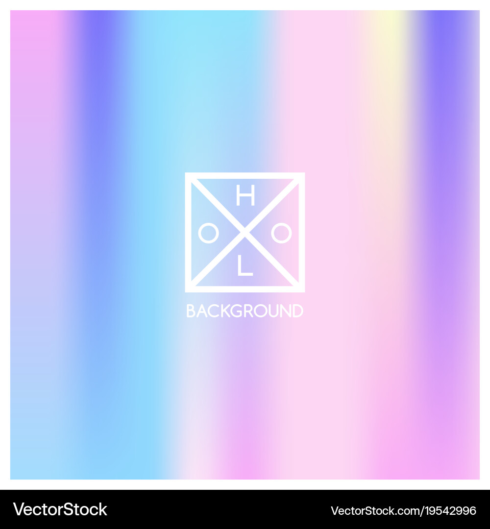 Holographic background holo sparkly cover Vector Image