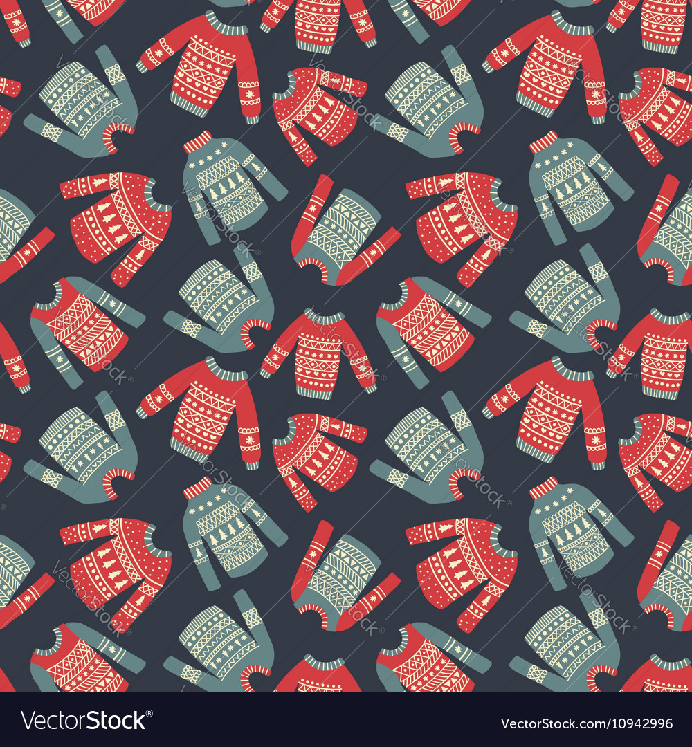 Sweater pattern Royalty Free Vector Image - VectorStock