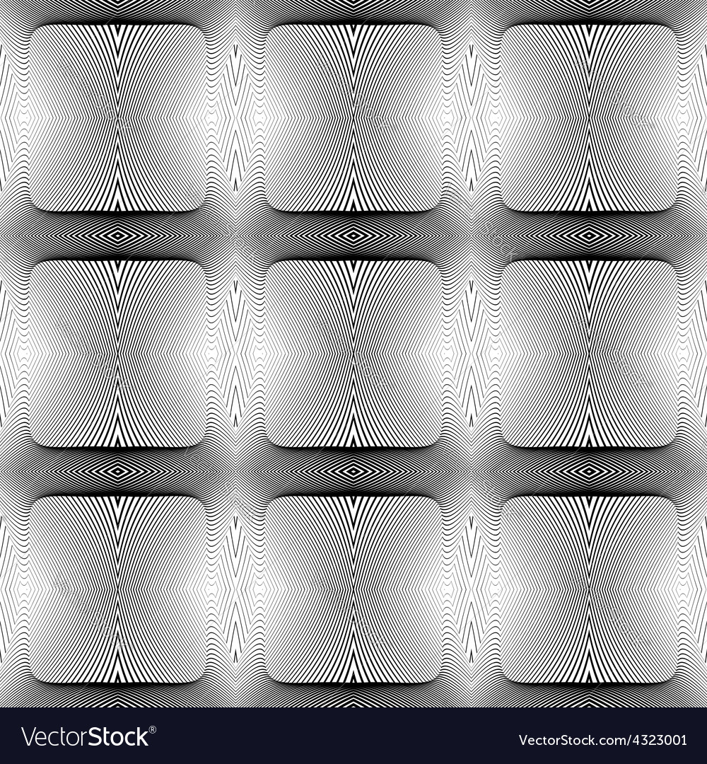 Design Seamless Square Geometric Pattern Vector Image