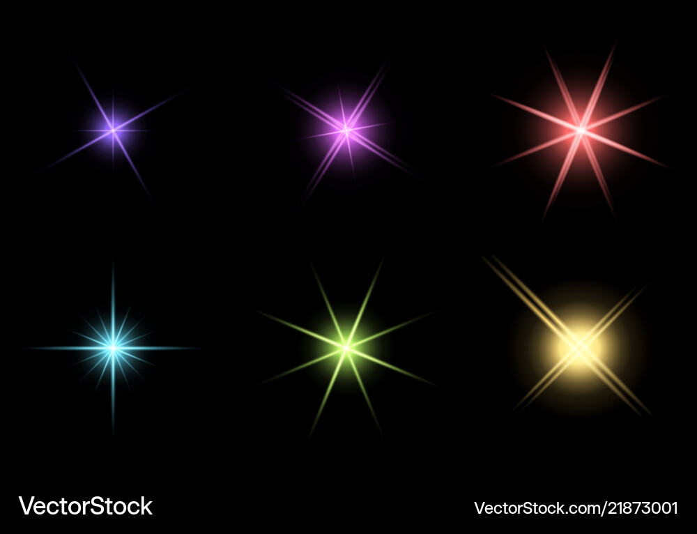 Transparent star symbol icon design beautiful Vector Image