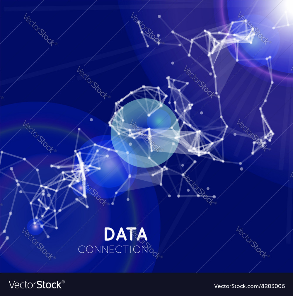Abstract Network Connection Background Royalty Free Vector