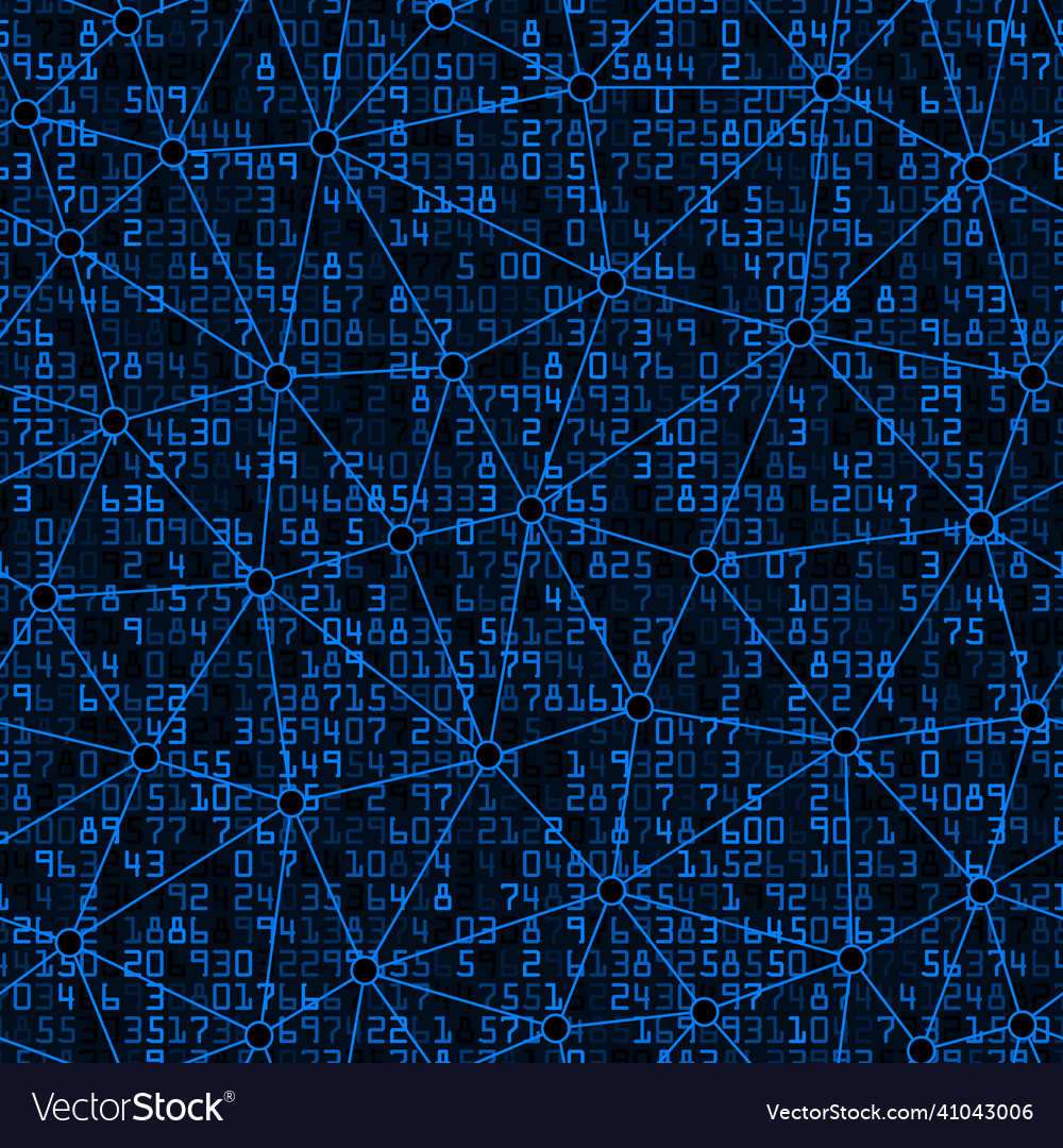 Mathematical with linear triangular shapes Vector Image