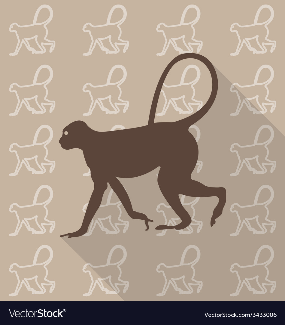 Monkey Royalty Free Vector Image - VectorStock