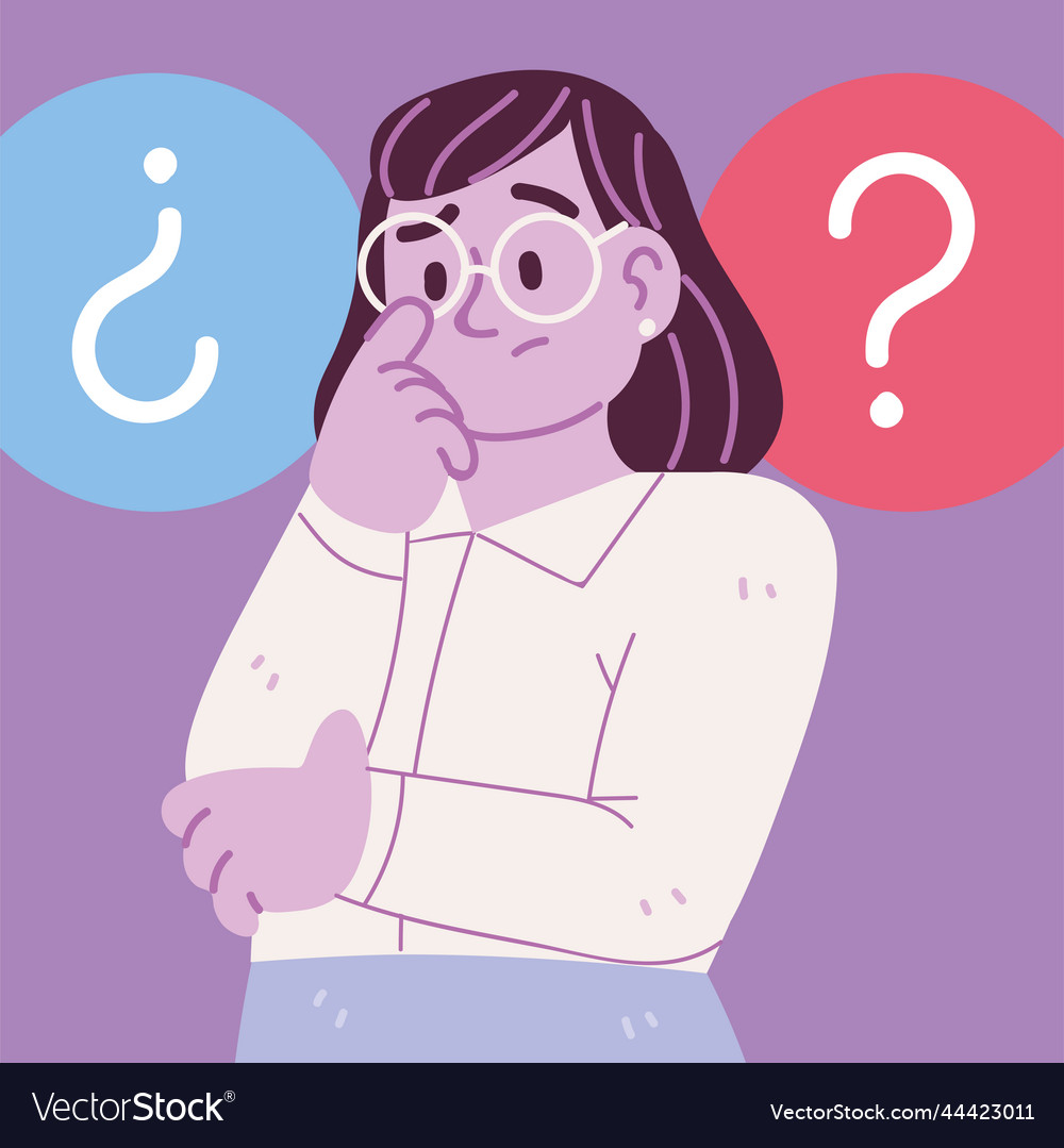 Difficult choice theme Royalty Free Vector Image