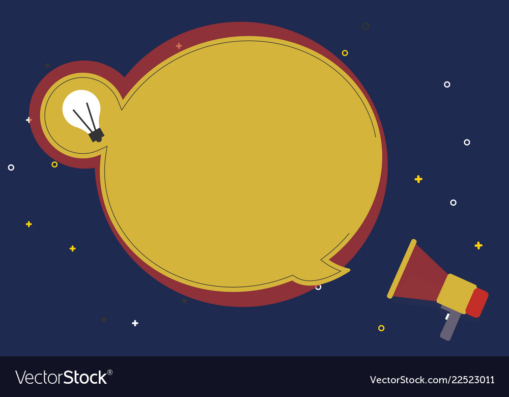 Flat design empty esp template Royalty Free Vector Image