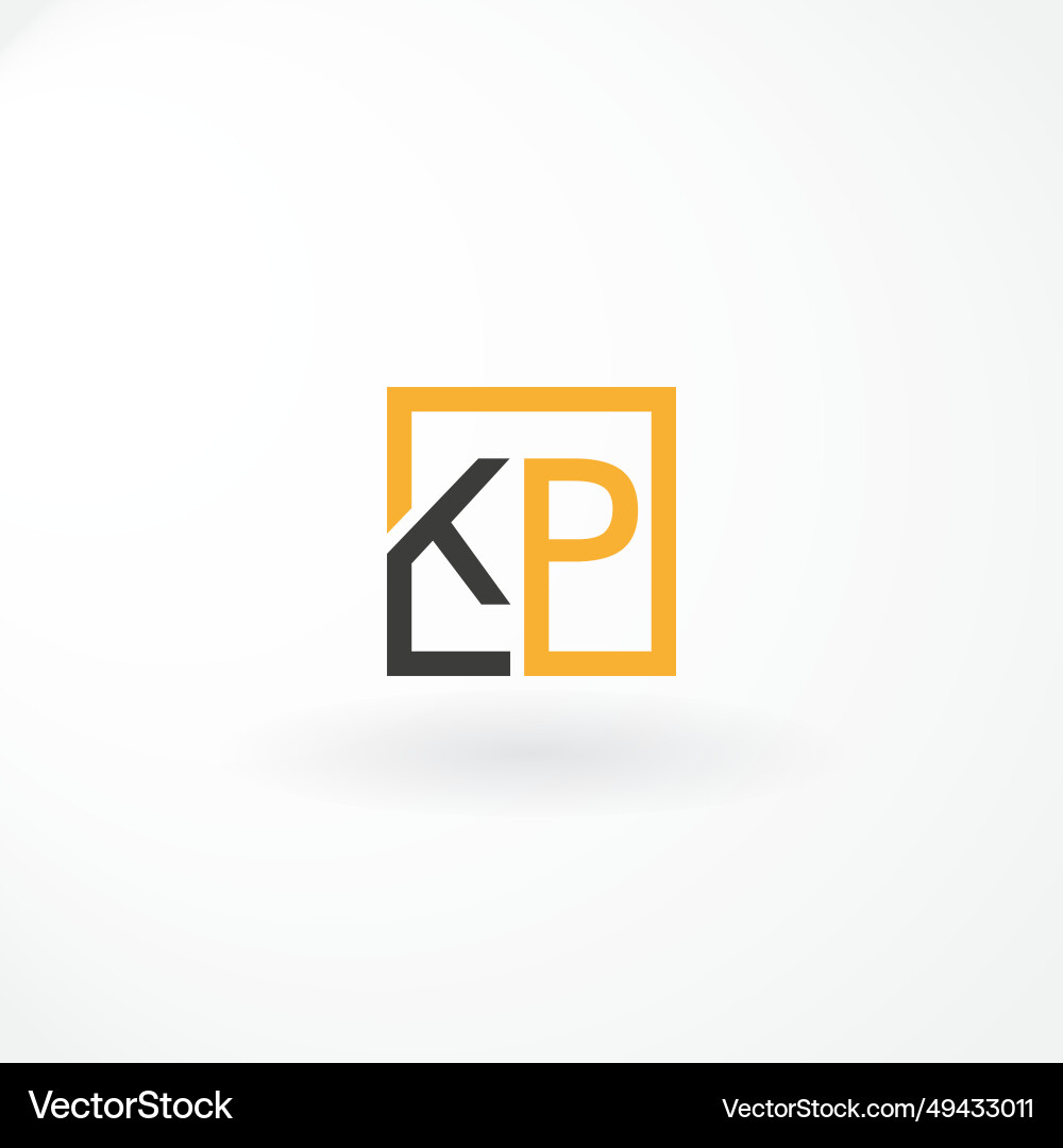 Logo - lettermark design is combination letter k Vector Image