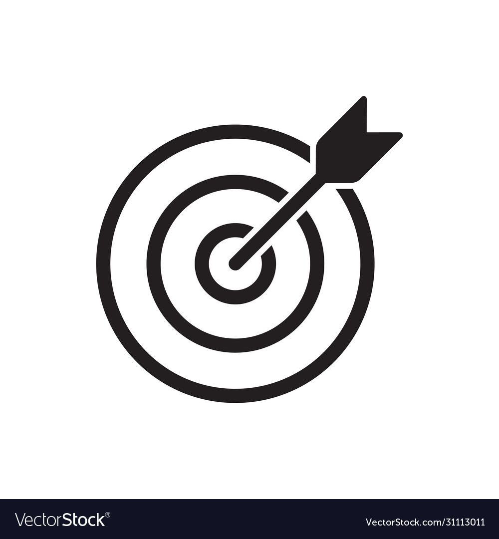 Black And White Bullseye Target