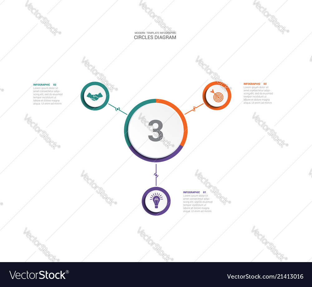 Area chart diagram data elements for template Vector Image