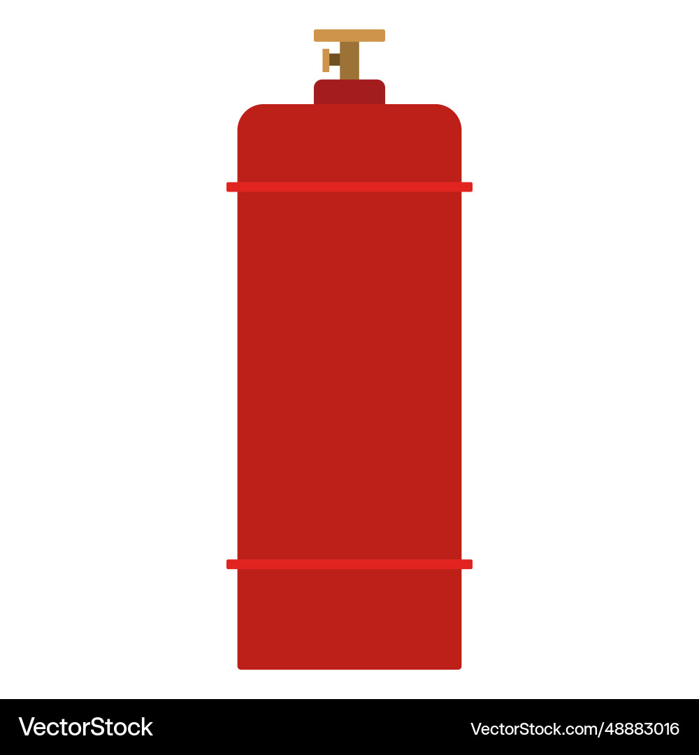 High pressure gas cylinder icon Royalty Free Vector Image