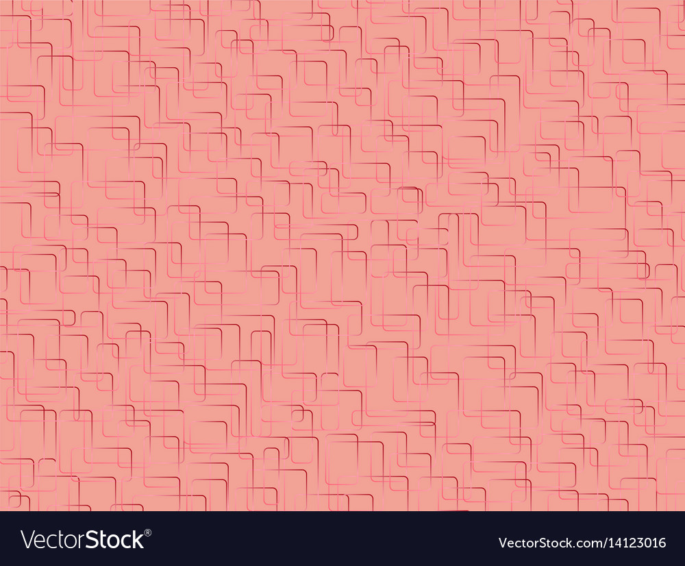 Intersecting rectangles with rounded corners Vector Image