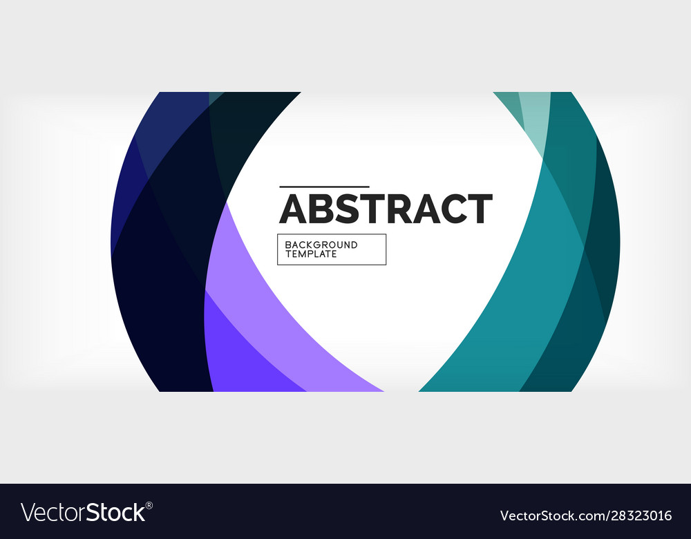 Linear wave web template Royalty Free Vector Image