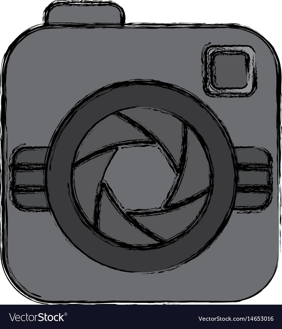 Shutter camera symbol Royalty Free Vector Image
