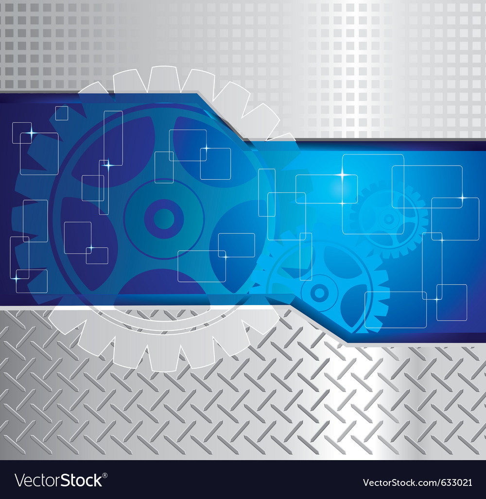 Abstract background with gear Royalty Free Vector Image