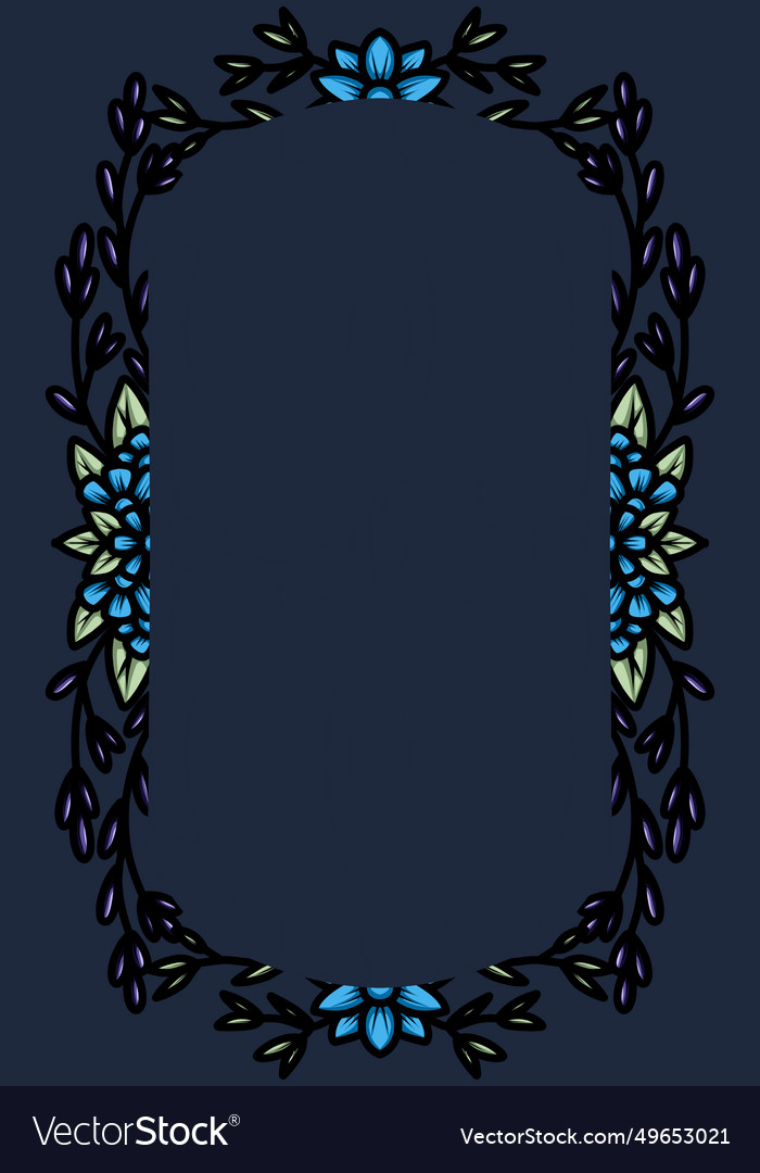 Border frame 4 Royalty Free Vector Image - VectorStock