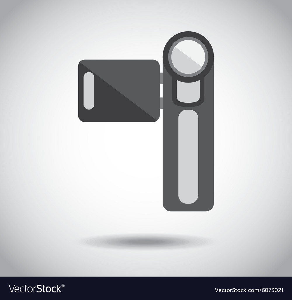 Kamera isoliert Lizenzfreies Vektorbild - VectorStock