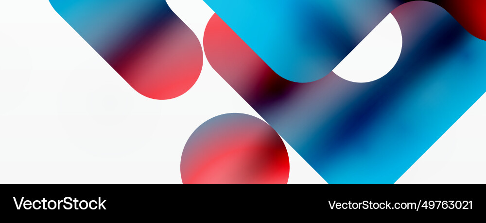 Gradient geometry minimalist fusion of lines and Vector Image