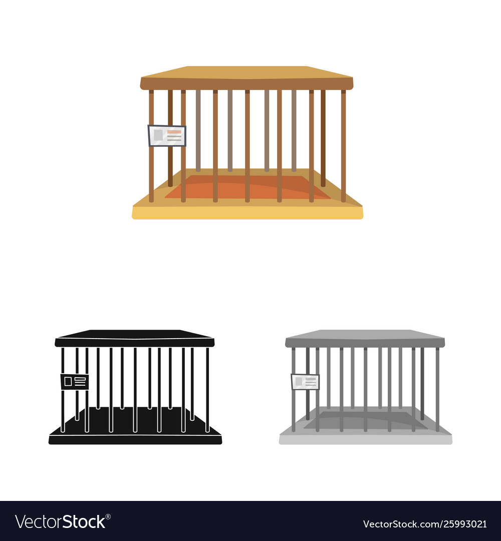 Isolated object cell and empty icon collection Vector Image