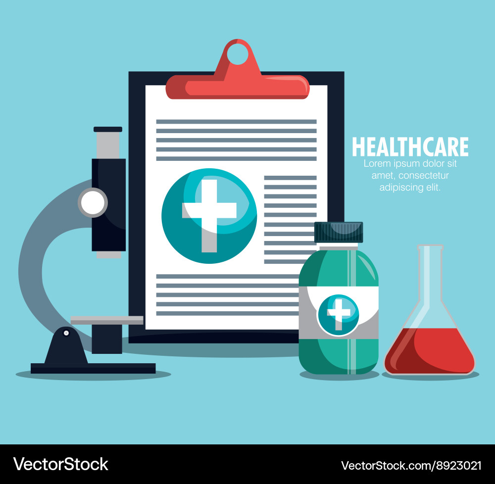 Medical healthcare design Royalty Free Vector Image