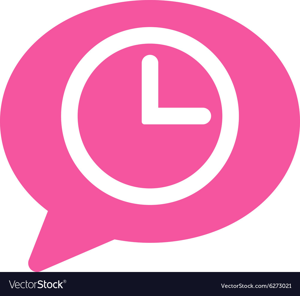 Message time icon Royalty Free Vector Image - VectorStock