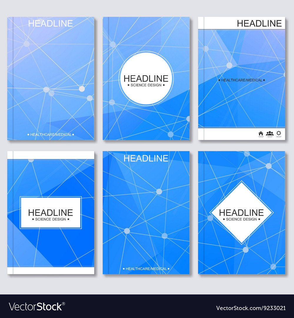 Science background modern templates Royalty Free Vector