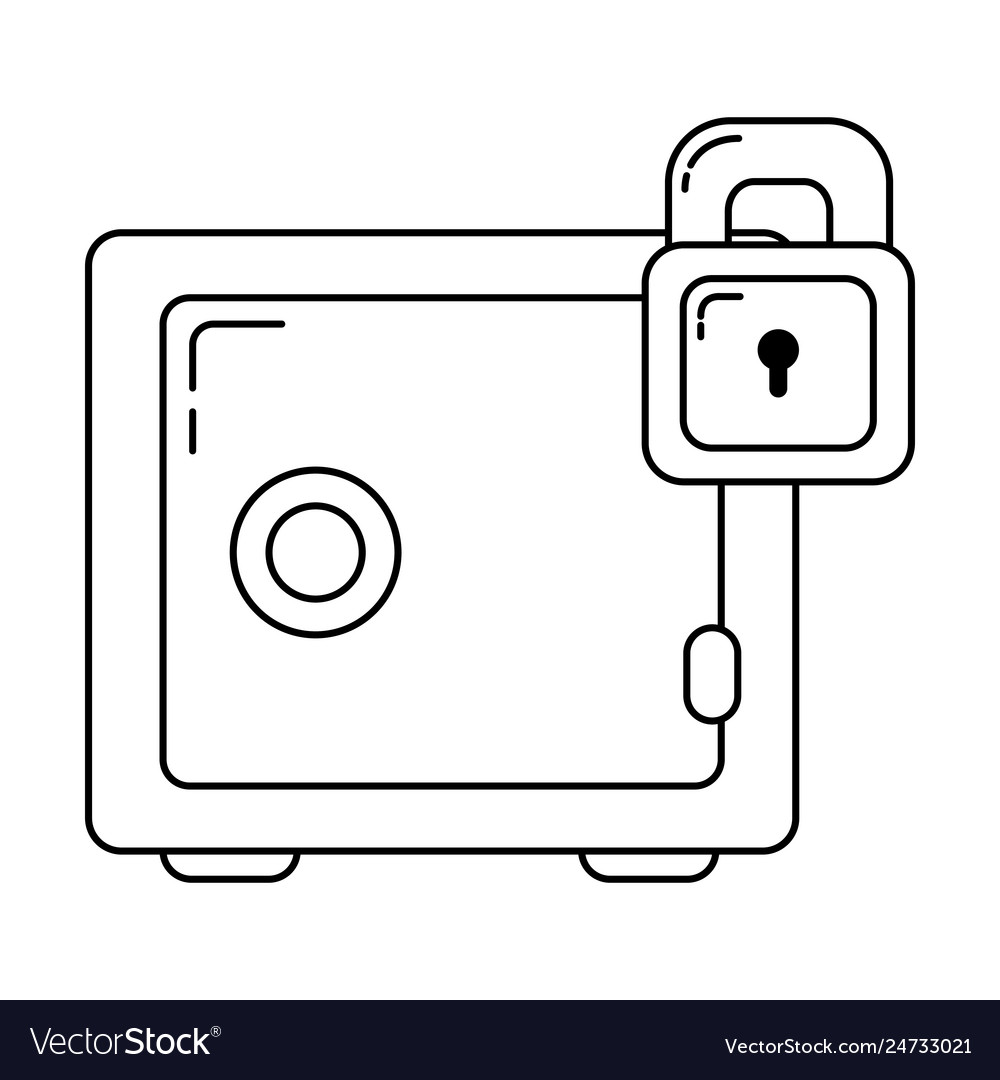 Security system cartoon Royalty Free Vector Image