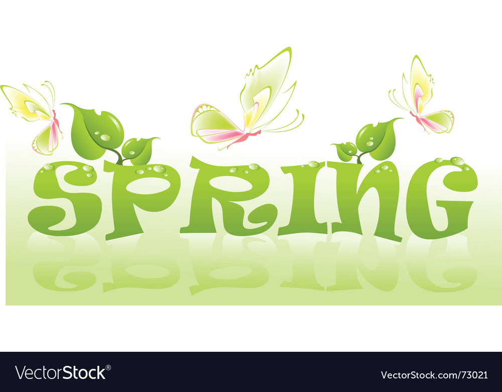 Spring Royalty Free Vector Image - VectorStock