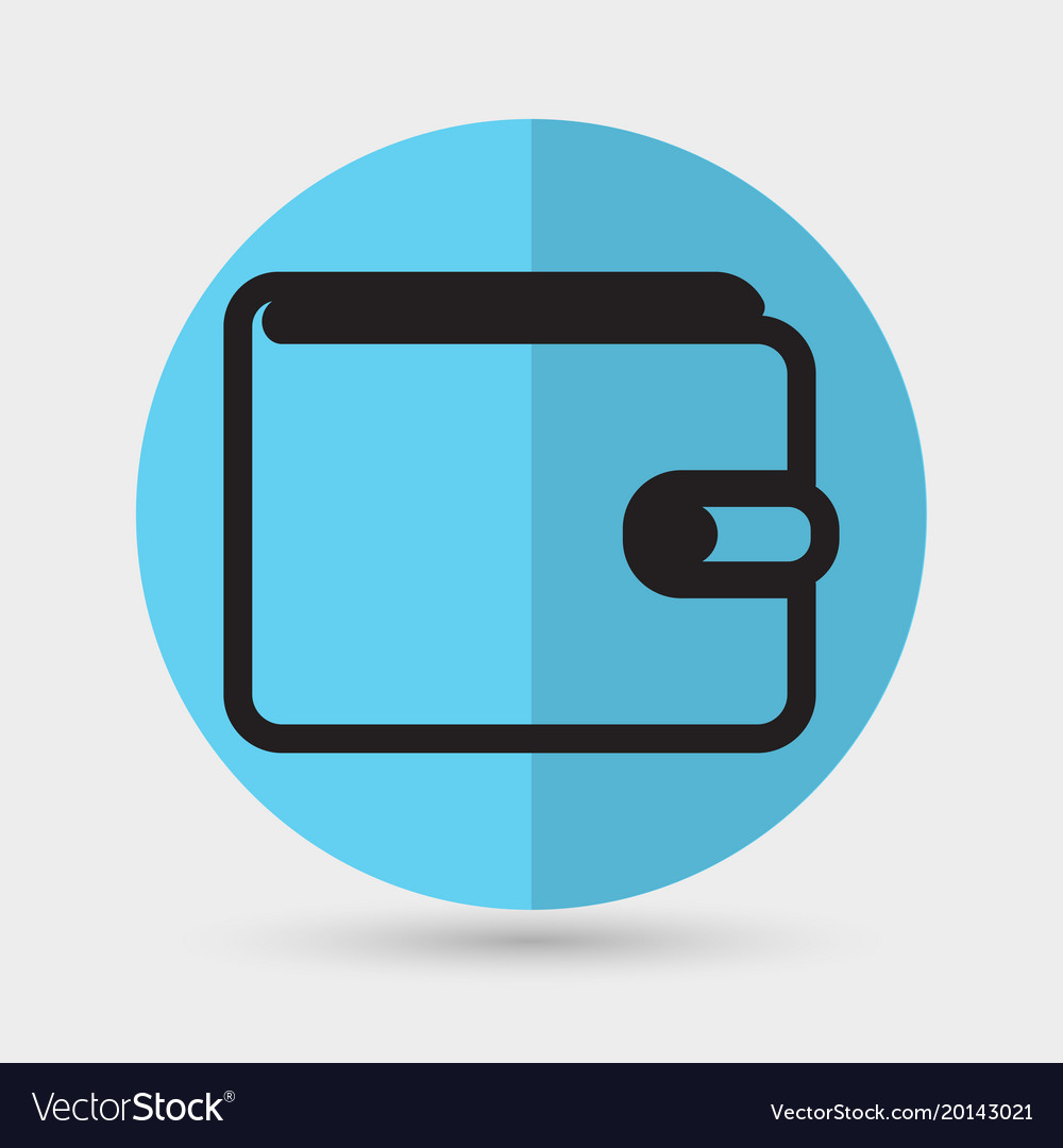 Wallet icon Royalty Free Vector Image - VectorStock