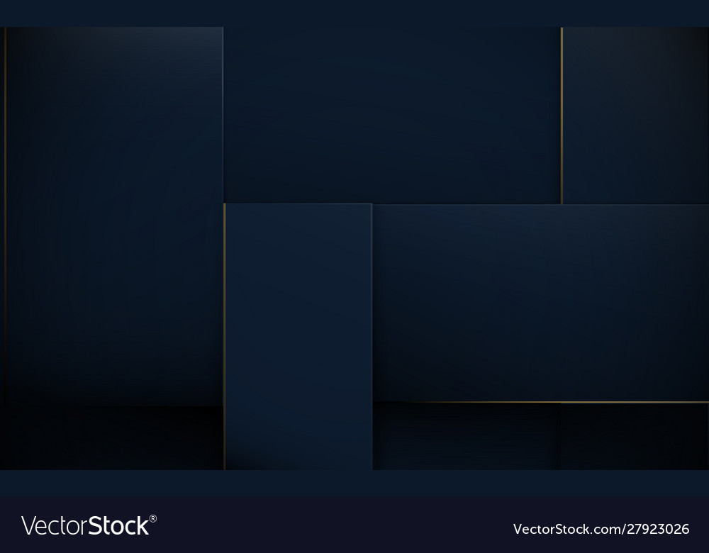 Abstract 3d rectangles pattern luxury background Vector Image