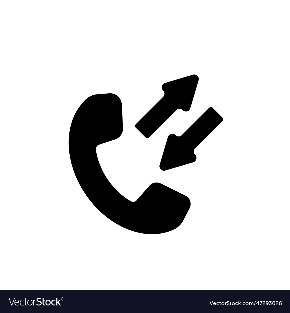 Callback icon cell phone call Royalty Free Vector Image