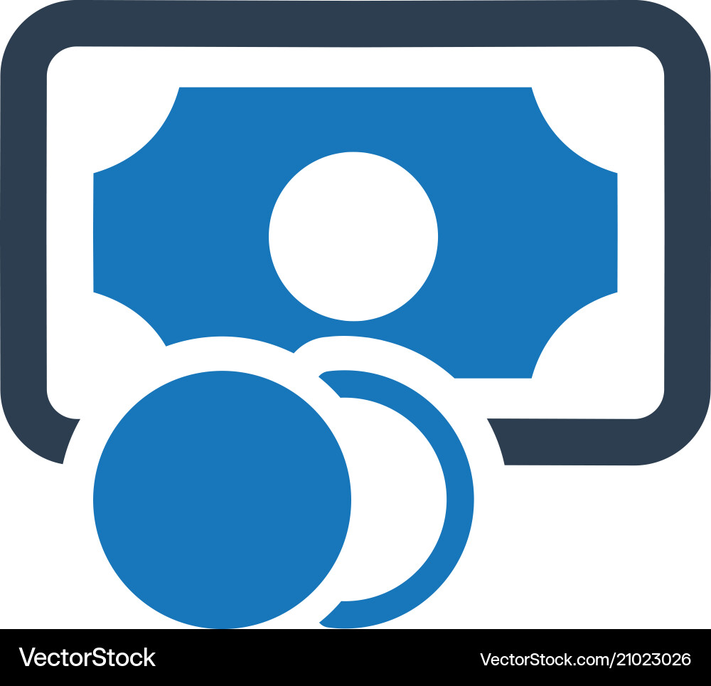 Money finance icon Royalty Free Vector Image - VectorStock